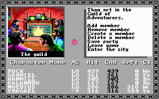 Screenshot of Tales of the Unknown: Volume I - The Bard's Tale (DOS ...