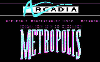 Metropolis screenshots - MobyGames