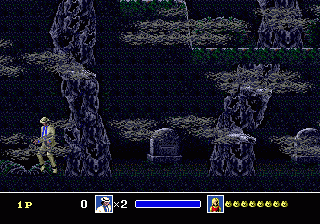 Screenshot of Michael Jackson's Moonwalker (Genesis, 1990) - MobyGames
