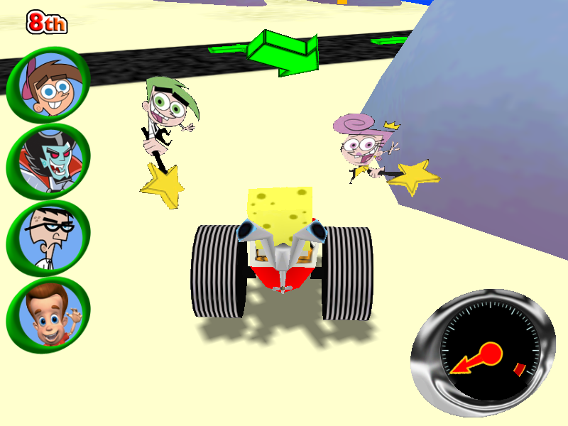 Screenshot of Nicktoons Winners Cup Racing (Windows, 2006) - MobyGames