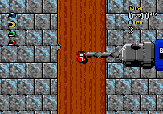 Screenshot of Micro Machines 2: Turbo Tournament (Genesis, 1994 ...