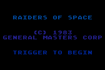 Raiders of Space (1983) - MobyGames