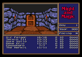 Screenshot of Might and Magic II: Gates to Another World (Genesis, 1988 ...