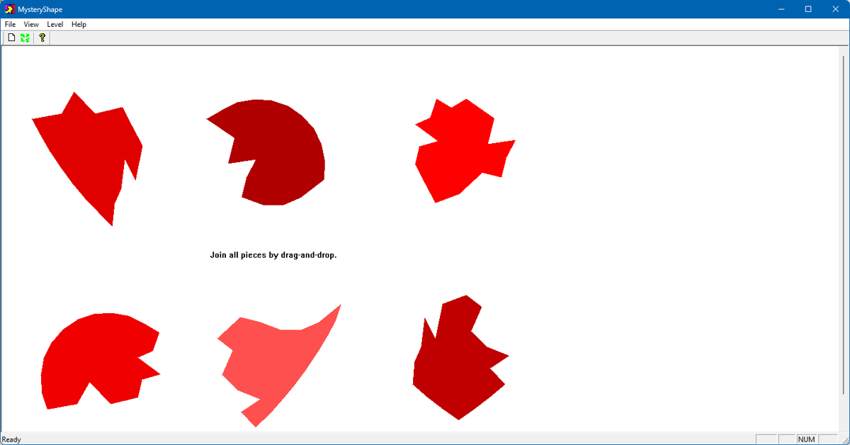 Mystery Shape promo art, ads, magazines advertisements - MobyGames