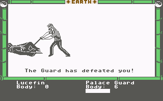 Screenshot of Moebius: The Orb of Celestial Harmony (Commodore 64, 1985 ...