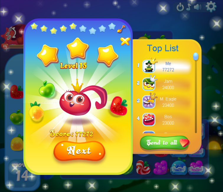 Screenshot of Jolly Jam (Browser, 2014) - MobyGames