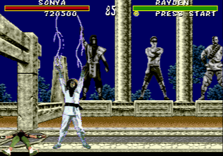 Screenshot of Mortal Kombat (Genesis, 1992) - MobyGames