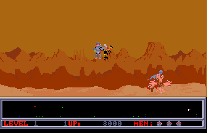 Screenshot of Space Ranger (Arcade, 1987) - MobyGames