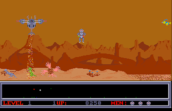 Screenshot of Space Ranger (Arcade, 1987) - MobyGames