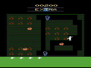Screenshot of Mr. Do! (Atari 2600, 1982) - MobyGames