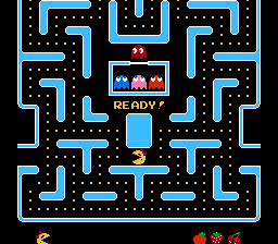 Screenshot of Ms. Pac-Man (NES, 1982) - MobyGames