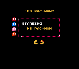 Screenshot of Ms. Pac-Man (NES, 1982) - MobyGames