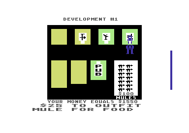 Screenshot of M.U.L.E. (Commodore 64, 1983) - MobyGames