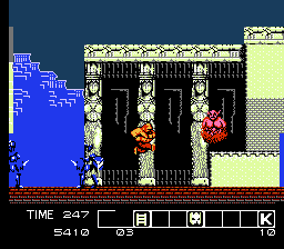 Screenshot of Karnov (NES, 1987) - MobyGames