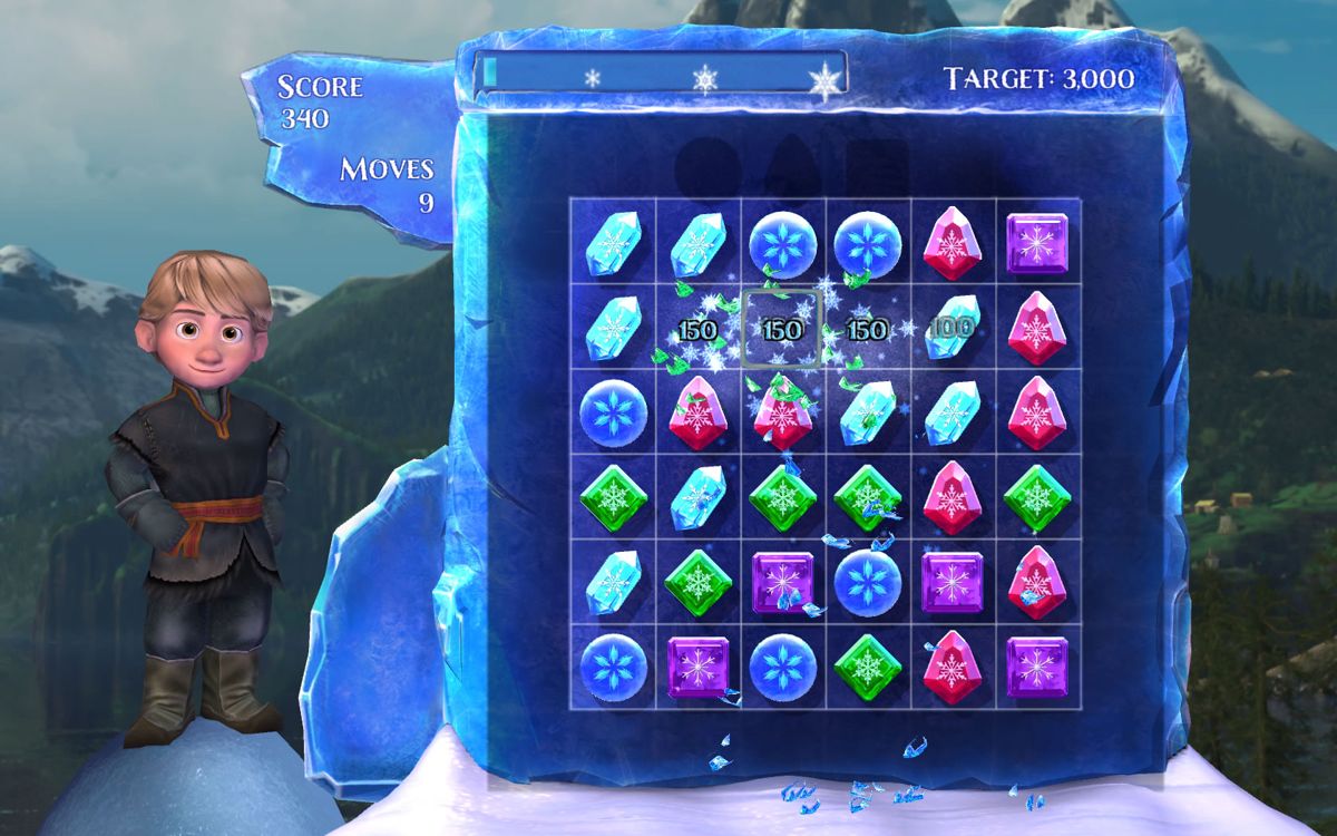 Screenshot of Frozen: Free Fall - Snowball Fight (Windows, 2015 ...