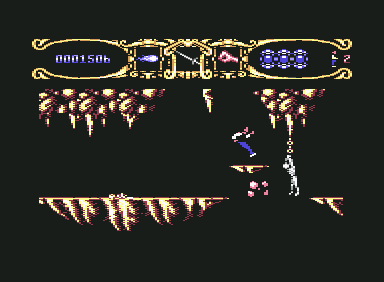 Screenshot of Myth: History in the Making (Commodore 64, 1989) - MobyGames