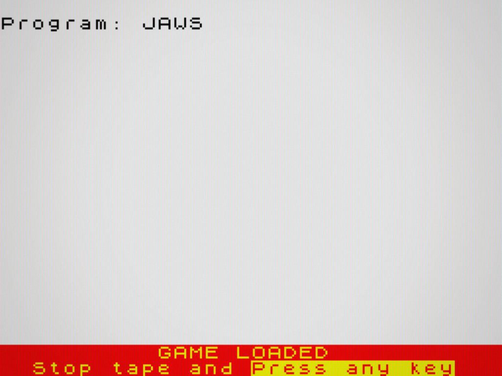 Screenshot of JAWS: The Text Adventure (Browser, 2013) - MobyGames