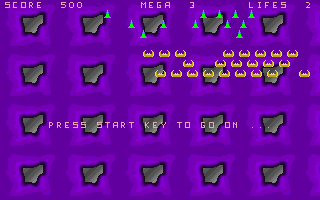 Screenshot of Galaga 94 (DOS, 1994) - MobyGames