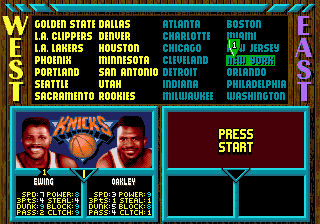 Screenshot of NBA Jam Tournament Edition (Genesis, 1994) - MobyGames