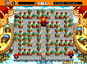 Screenshot of Neo Bomberman (Arcade, 1997) - MobyGames