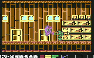 Screenshot of Teenage Mutant Ninja Turtles (Commodore 64, 1989) - MobyGames