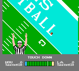 Screenshot of NES Play Action Football (NES, 1990) - MobyGames