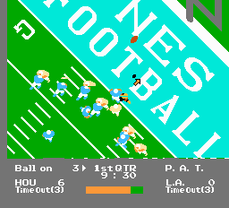 Screenshot of NES Play Action Football (NES, 1990) - MobyGames