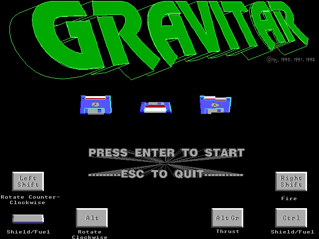 Gravitar (1993) - MobyGames