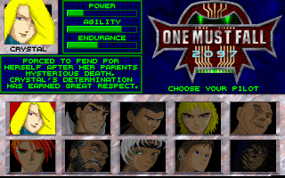 Screenshot of One Must Fall 2097 (DOS, 1994) - MobyGames