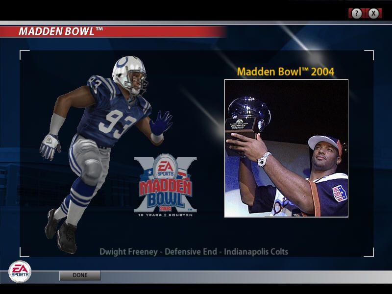 Screenshot of Madden NFL 2005 (Windows, 2004) - MobyGames