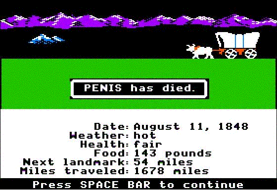 The Oregon Trail screenshots - MobyGames
