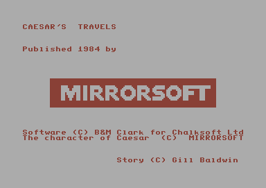 Caesar's Travels screenshots - MobyGames