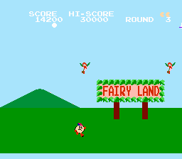 Screenshot of Pac-Land (NES, 1984) - MobyGames