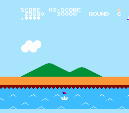 Screenshot of Pac-Land (NES, 1984) - MobyGames