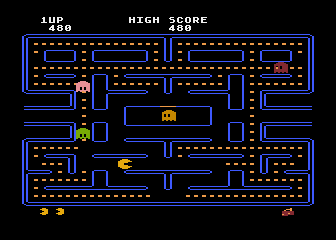 Screenshot of Pac-Man (Atari 5200, 1980) - MobyGames
