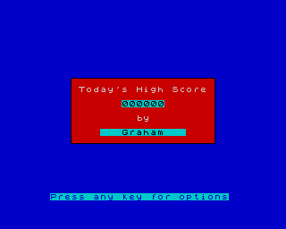 Screenshot of Cosmic Guerilla (ZX Spectrum, 1983) - MobyGames