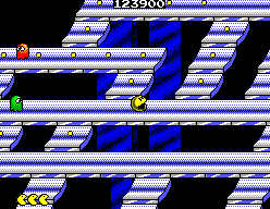 Screenshot of Pac-Mania (SEGA Master System, 1987) - MobyGames