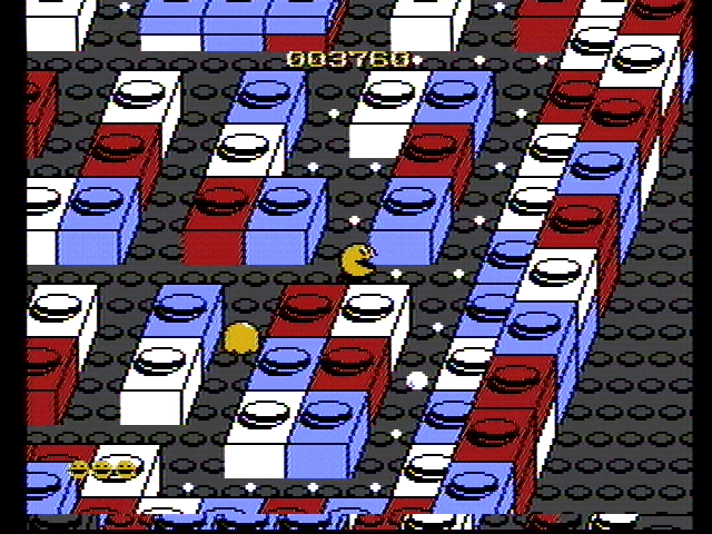 Screenshot of Pac-Mania (NES, 1987) - MobyGames