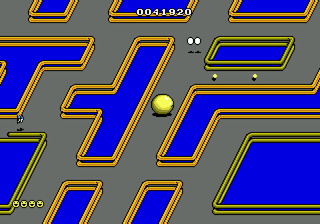 Screenshot of Pac-Mania (Genesis, 1987) - MobyGames