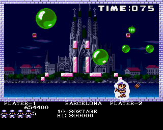 Screenshot of Buster Bros. (Amiga, 1989) - MobyGames