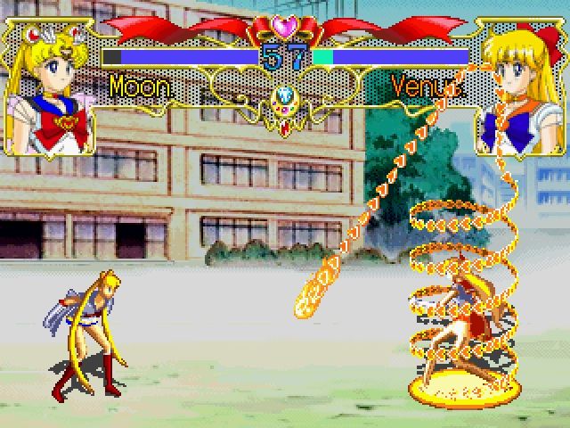 Screenshot of Bishōjo Senshi Sailor Moon SuperS: Various Emotion (SEGA Saturn, 1996) - MobyGames