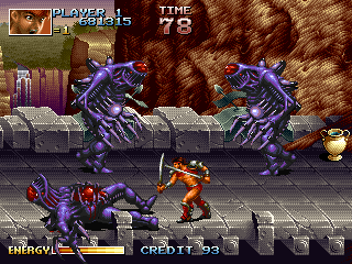 Screenshot of Blade Master (Arcade, 1991) - MobyGames