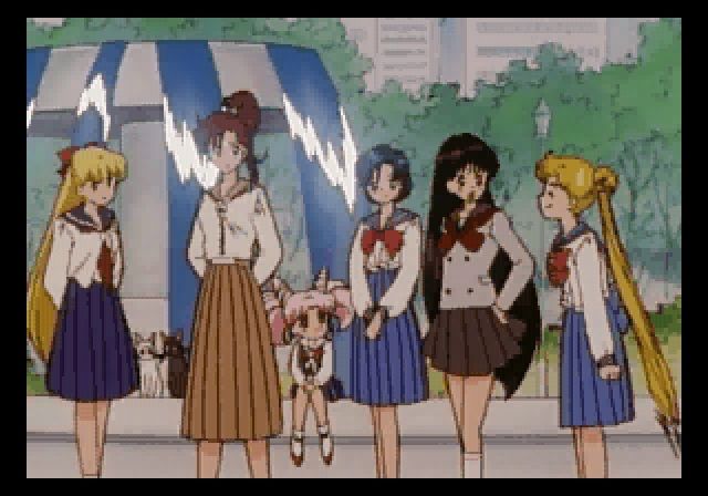Screenshot of Bishōjo Senshi Sailor Moon SuperS: Various Emotion (SEGA Saturn, 1996) - MobyGames