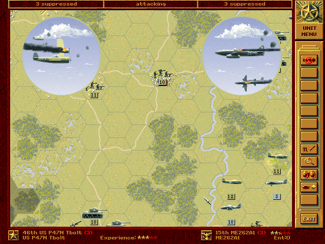Screenshot of Panzer General (DOS, 1994) - MobyGames