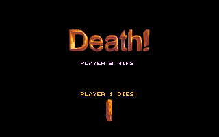 Screenshot of Mortal Pong (DOS, 1995) - MobyGames