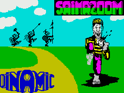 Screenshot of Saimazoom (ZX Spectrum, 1984) - MobyGames