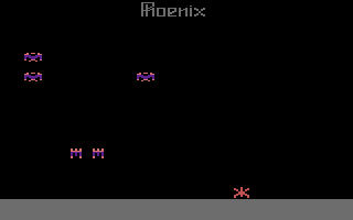 Screenshot of Phoenix (Atari 2600, 1980) - MobyGames