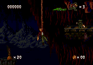 Screenshot of Pitfall: The Mayan Adventure (Genesis, 1994) - MobyGames
