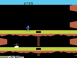Screenshot of Pitfall II: Lost Caverns (ColecoVision, 1984) - MobyGames