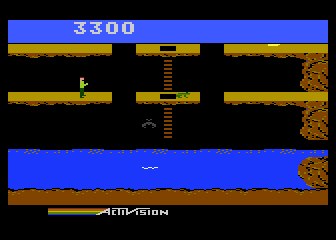 Screenshot of Pitfall II: Lost Caverns (Atari 5200, 1984) - MobyGames